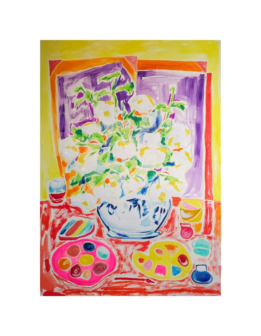 Still Life with Palettes: Art by Tamara Jare - TAMARA JARE